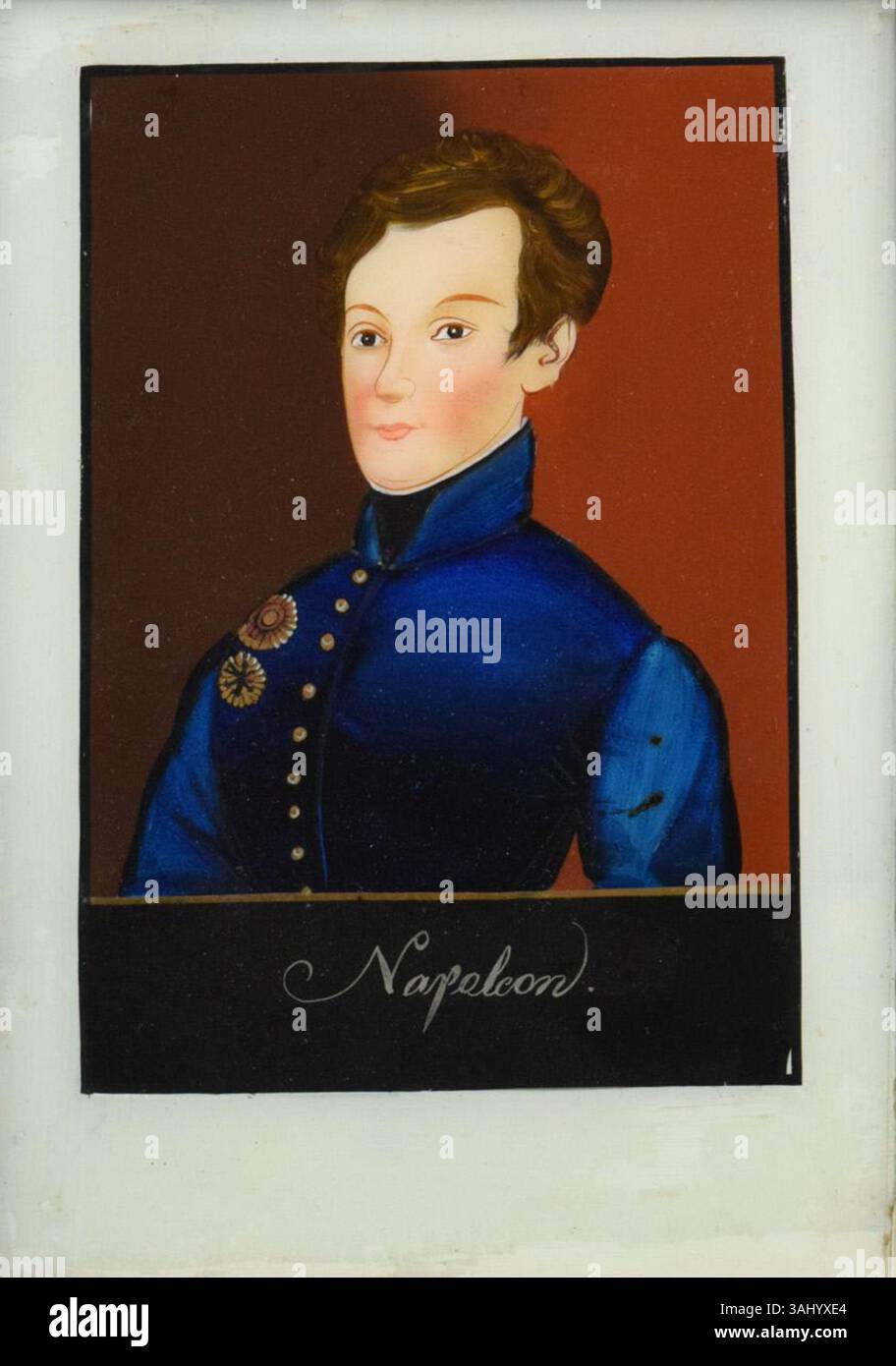 This 19th-century portrait of Napoleon Bonaparte captures the iconic ...