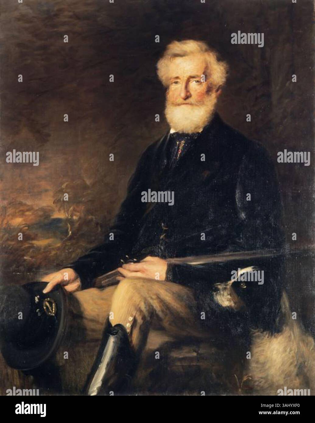 A portrait of Brigadier James Wolfe-Murray of Cringletie, painted ...