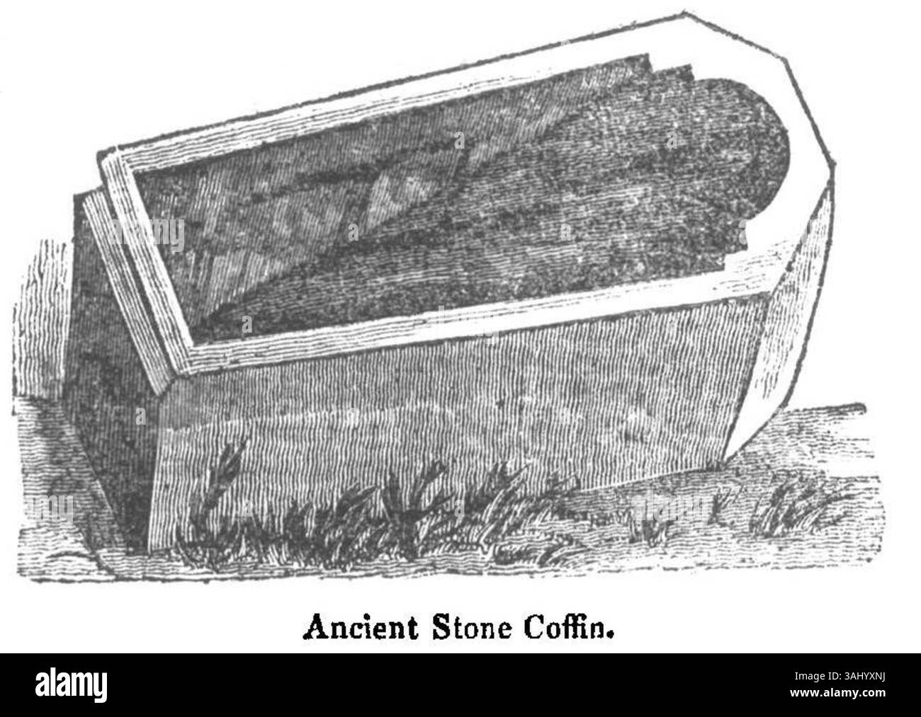 The 1836 stone coffin from St. Mary's Abbey in New Ross, featured in ...
