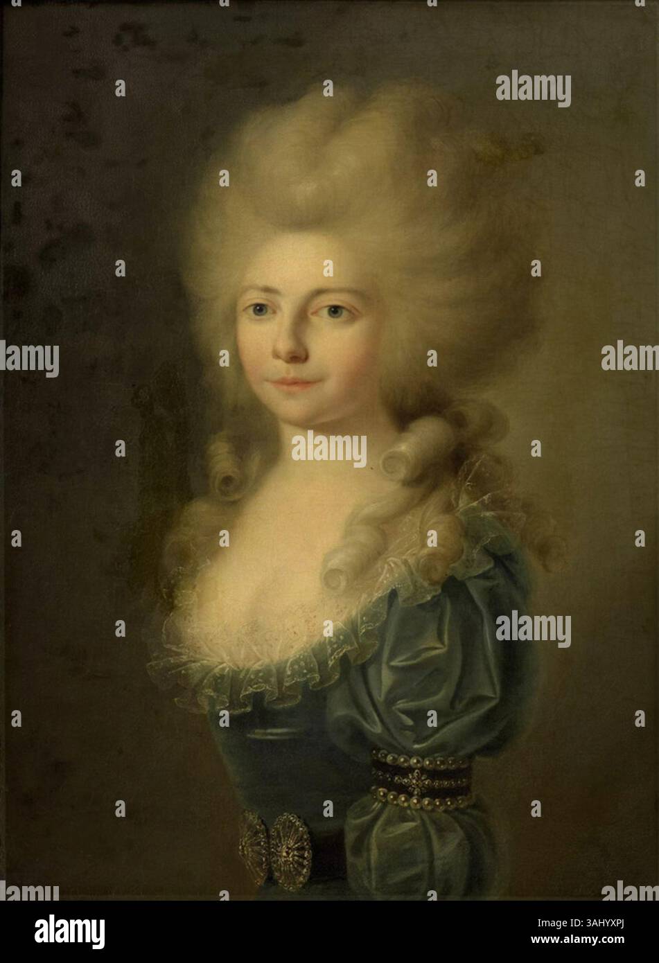 Joseph Hickel's portrait of Elisabeth Wilhelmine von Württemberg ...