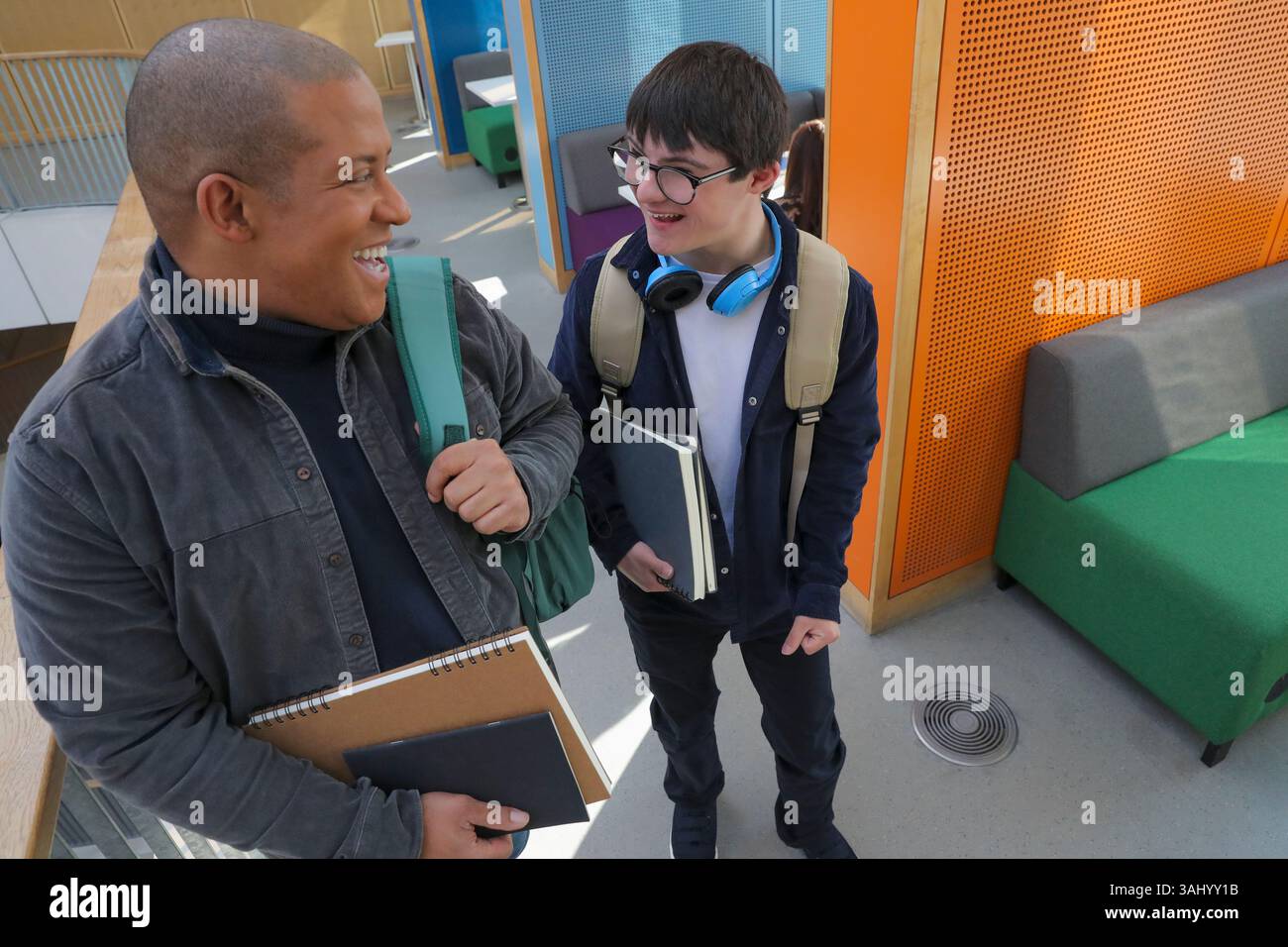 Two men disabilities one hi-res stock photography and images - Alamy