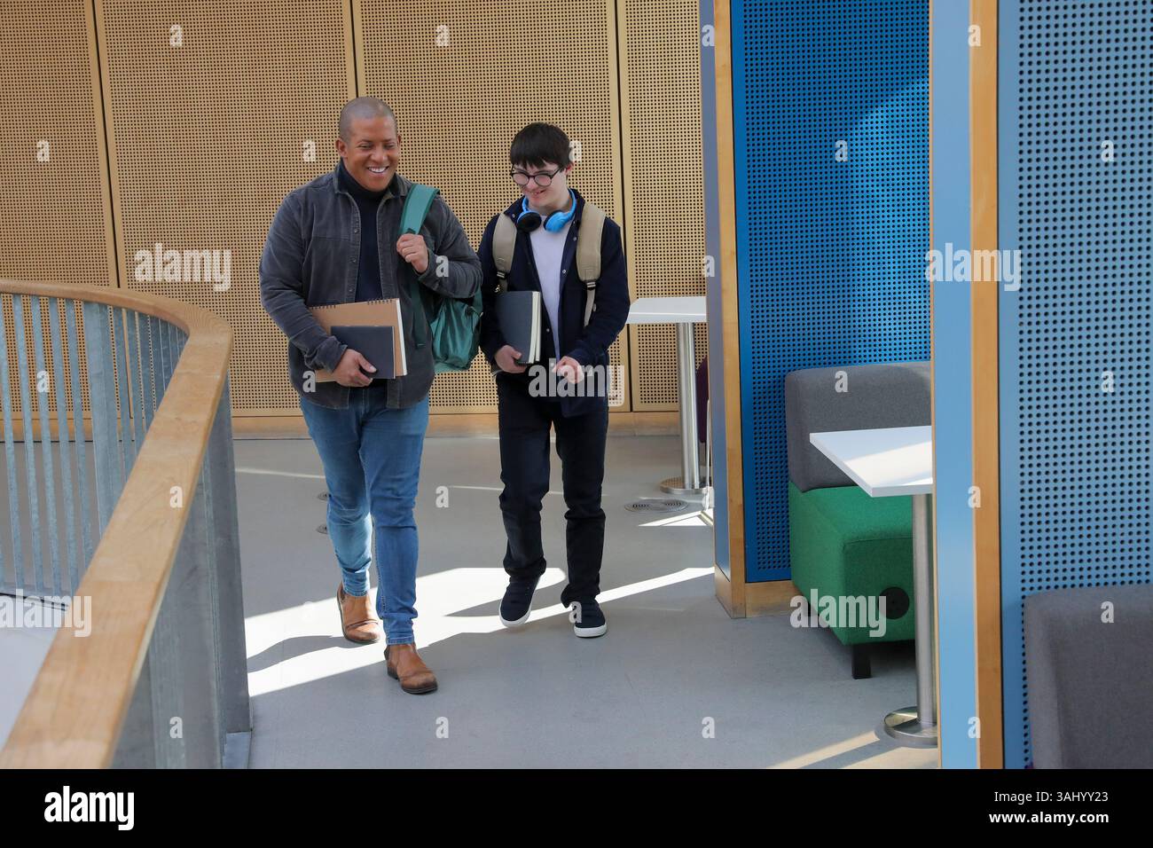 Two men disabilities one hi-res stock photography and images - Alamy