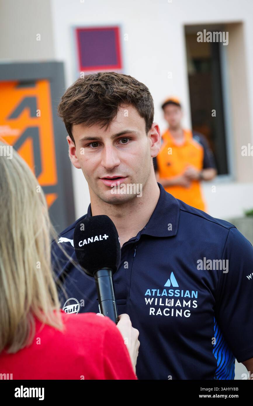 MARTINS Victor (fra), Williams Racing Academy Driver, portrait, during ...