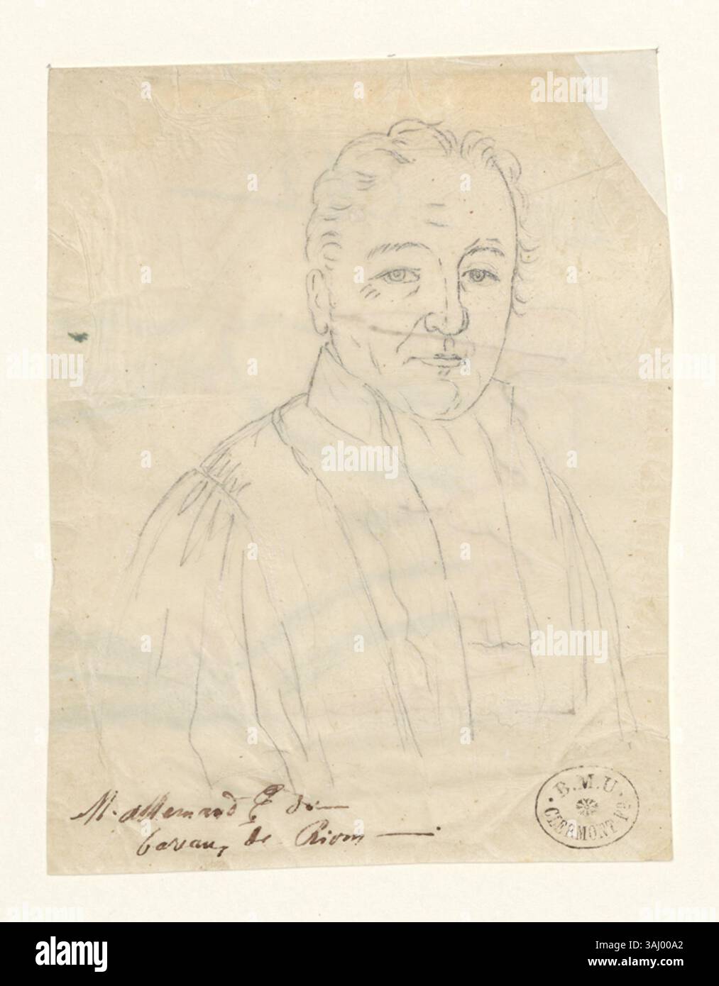 This drawing from the Boyer collection features M. Allemand, a legal ...