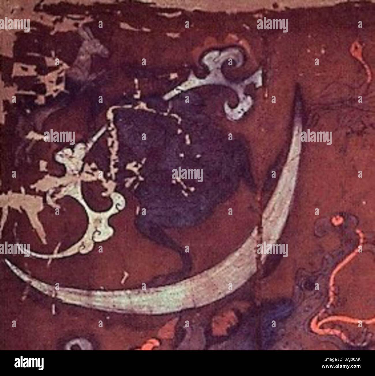 This T-shaped silk painting, dating back to around 168 BC, depicts ...