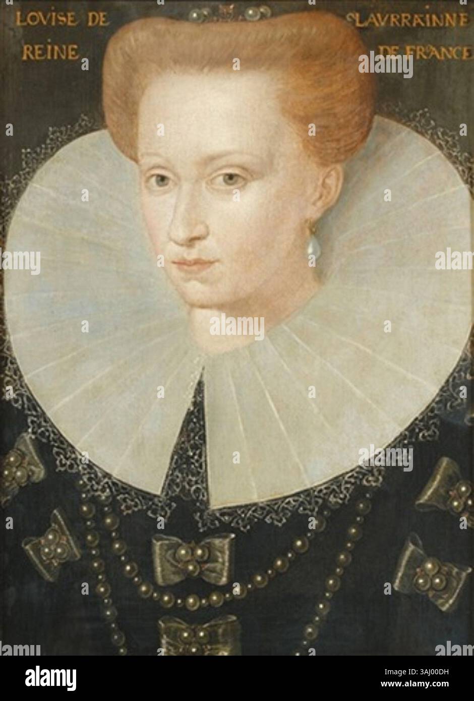 This 17th-century French portrait depicts Louise of Lorraine, the widow ...