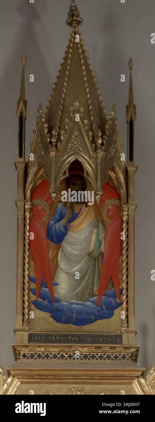 Lorenzo Monaco’s painting 'Cristo benedicente' (Christ Blessing ...