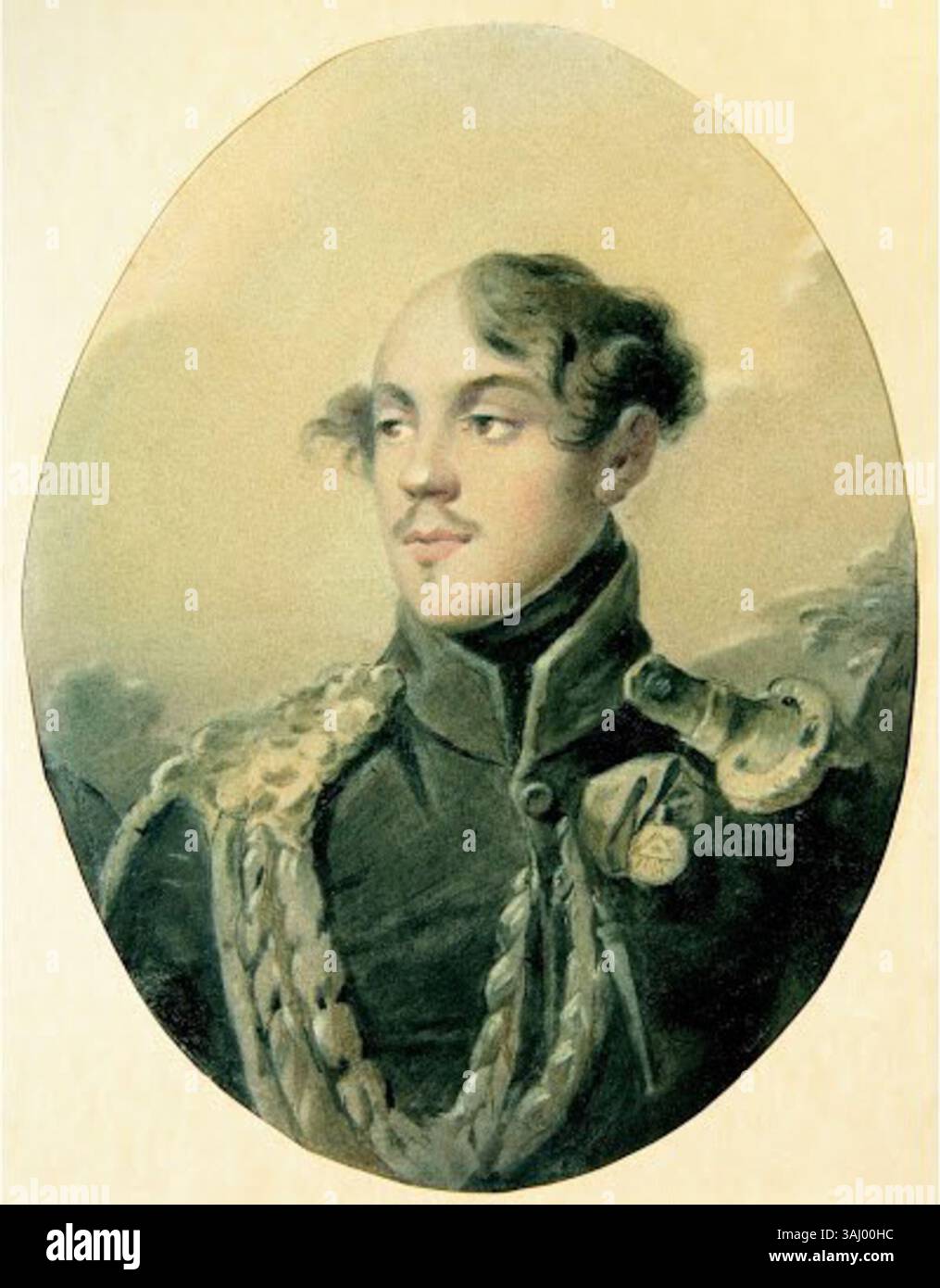 A 19th-century portrait of Nikolay Ilyich Tolstoy by Alessandro ...