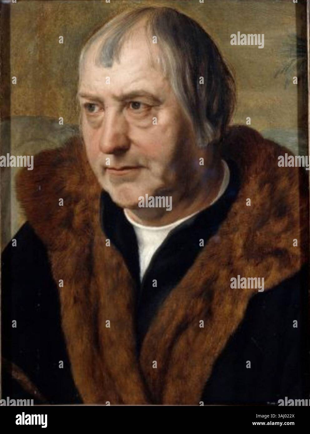 A portrait by Jan Cornelisz. Vermeyen of an unidentified man, painted ...