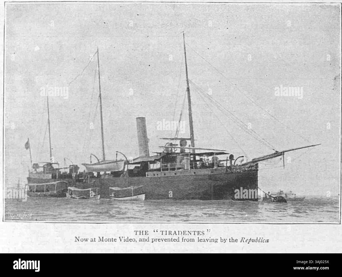 Illustration from The Graphic (6 January 1894) depicting the Brazilian ...