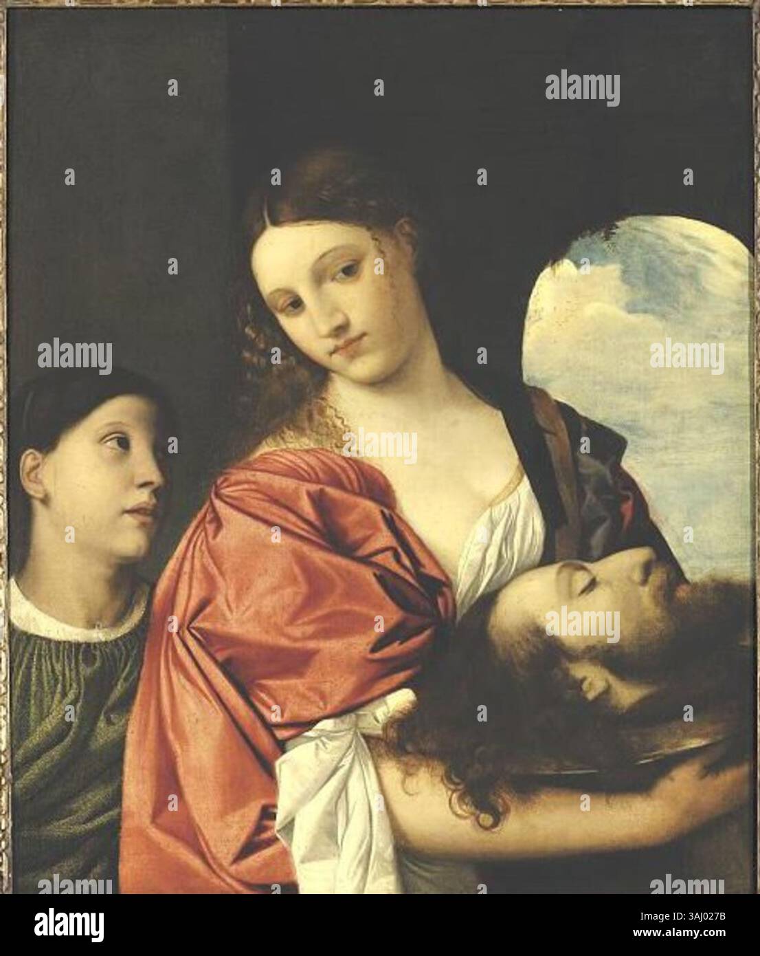 A painting of Salome with the Head of John the Baptist, created after ...