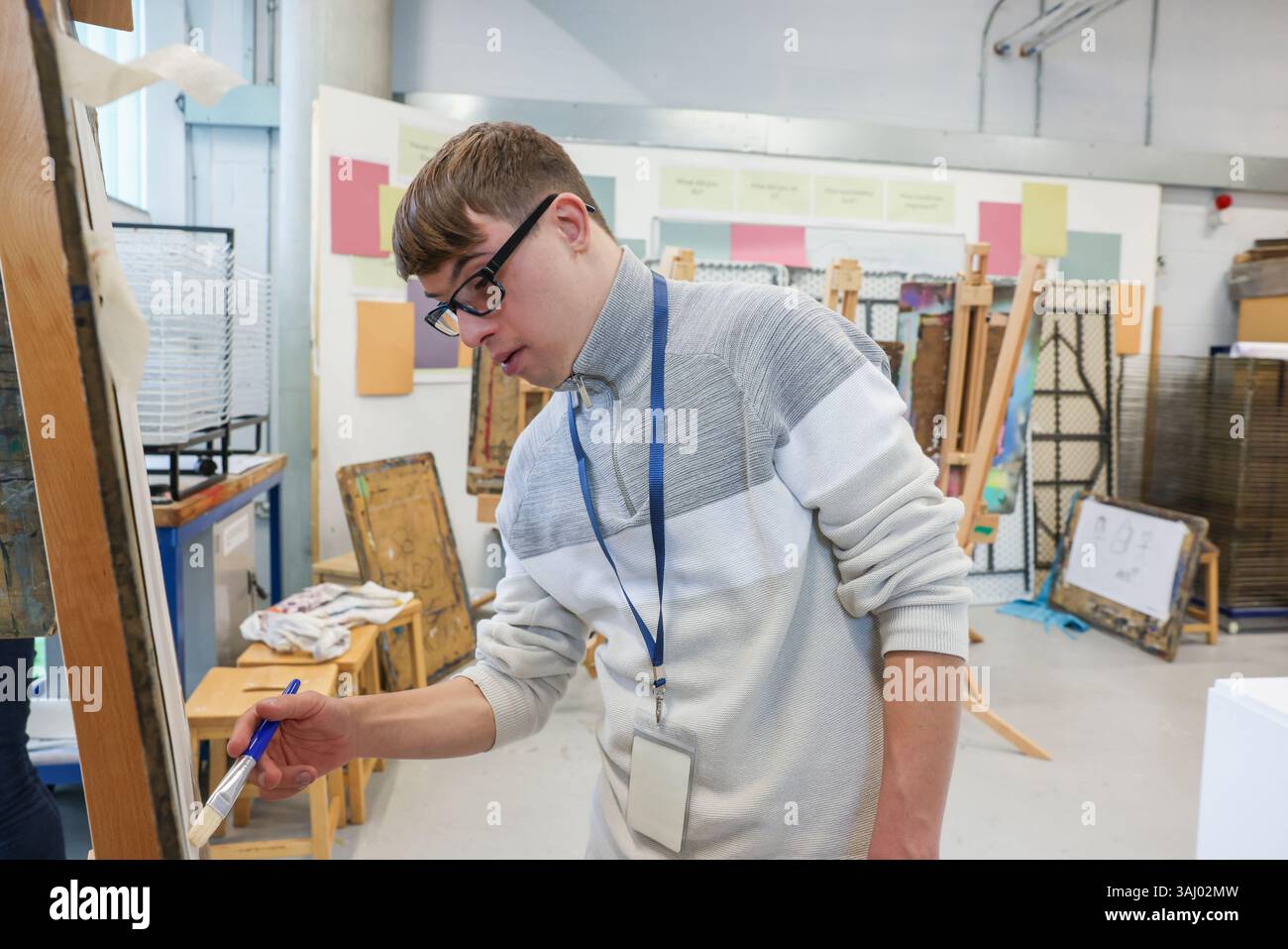 Intellectual painting hi-res stock photography and images - Alamy