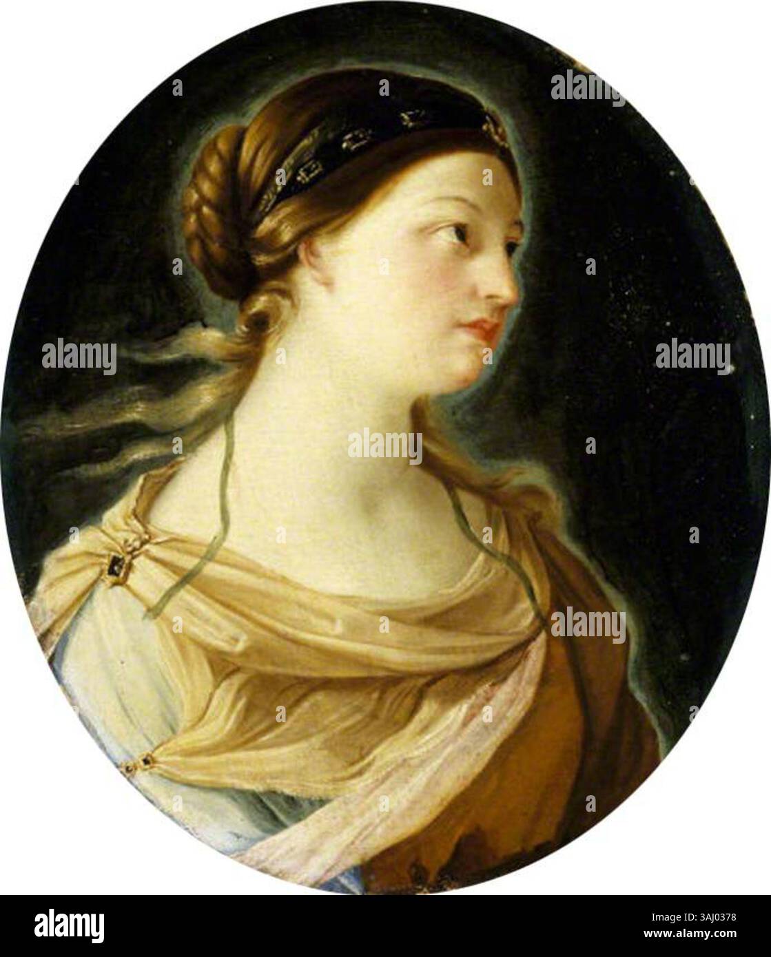 A portrait of Helen of Troy, created after Guido Reni, painted between ...