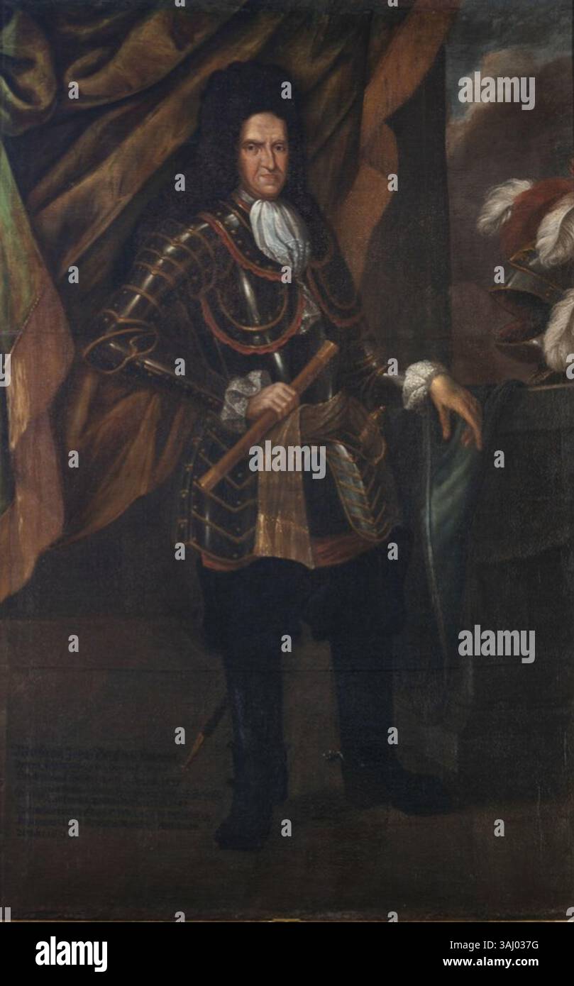 The portrait by Pierre François Tassaert shows Wolfgang Julius von ...