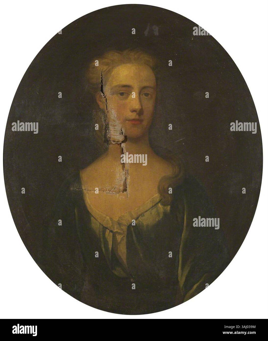 This 18th-century portrait depicts Mrs. Price, painted between 1730 and ...