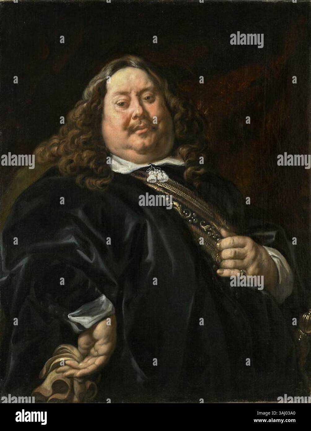 This 17th-century oil painting by Jacob Jordaens, 'Portrait of a Man ...