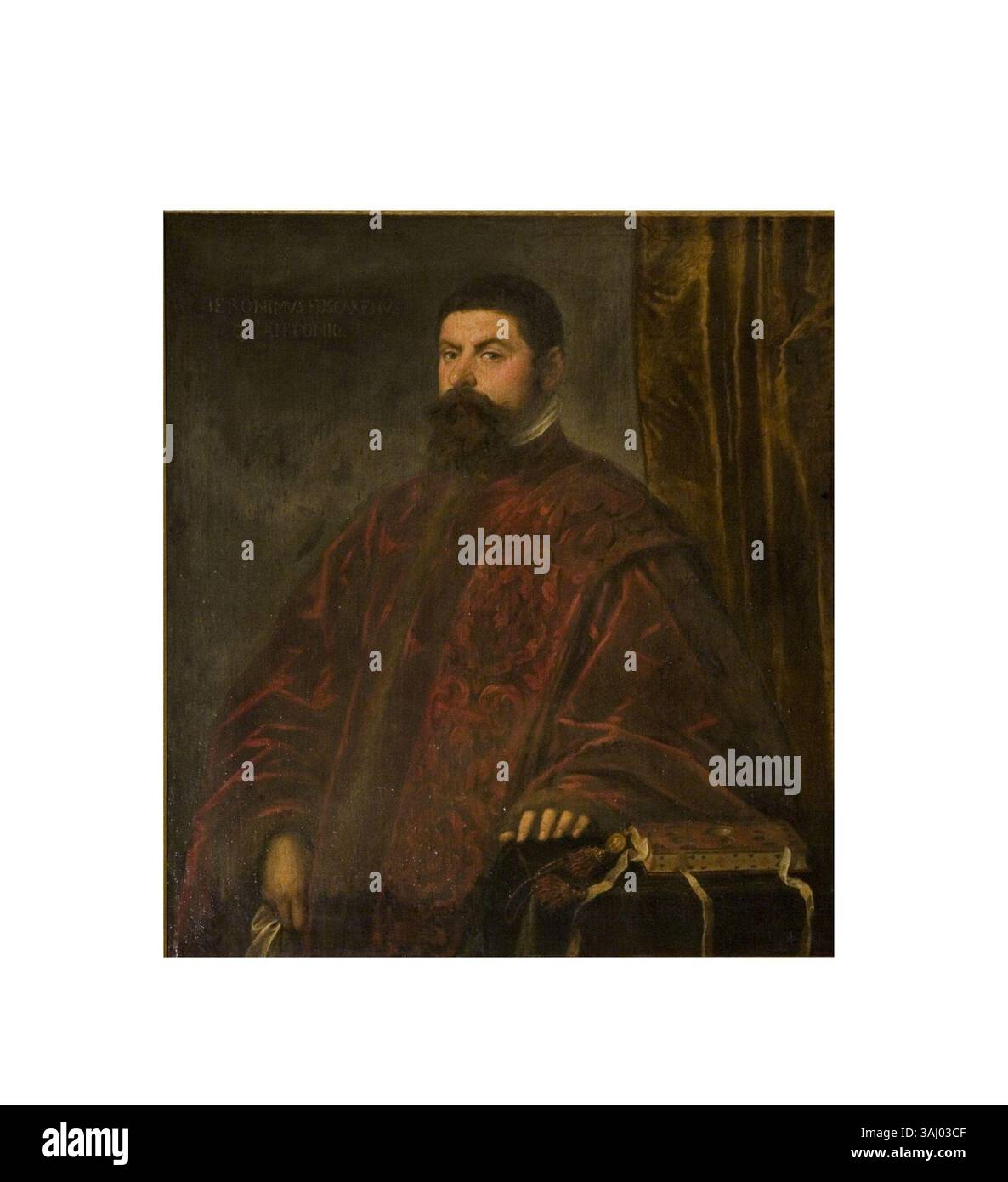 This 16th-century portrait by Jacopo Tintoretto features Geronimo ...