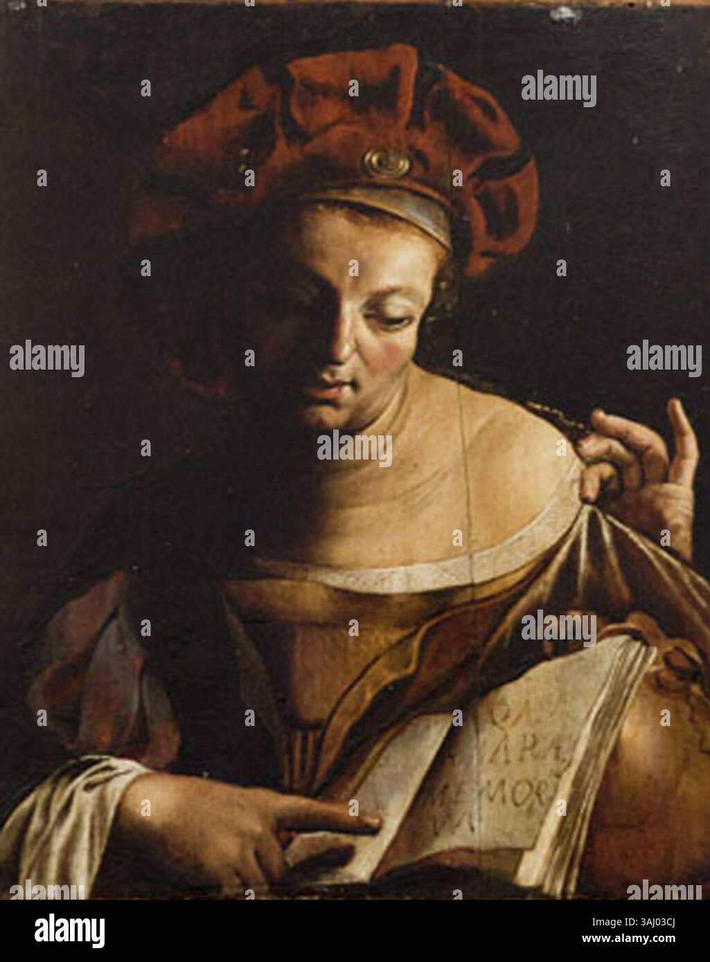 This 17th-century Vanitas painting attributed to Angelo Caroselli ...