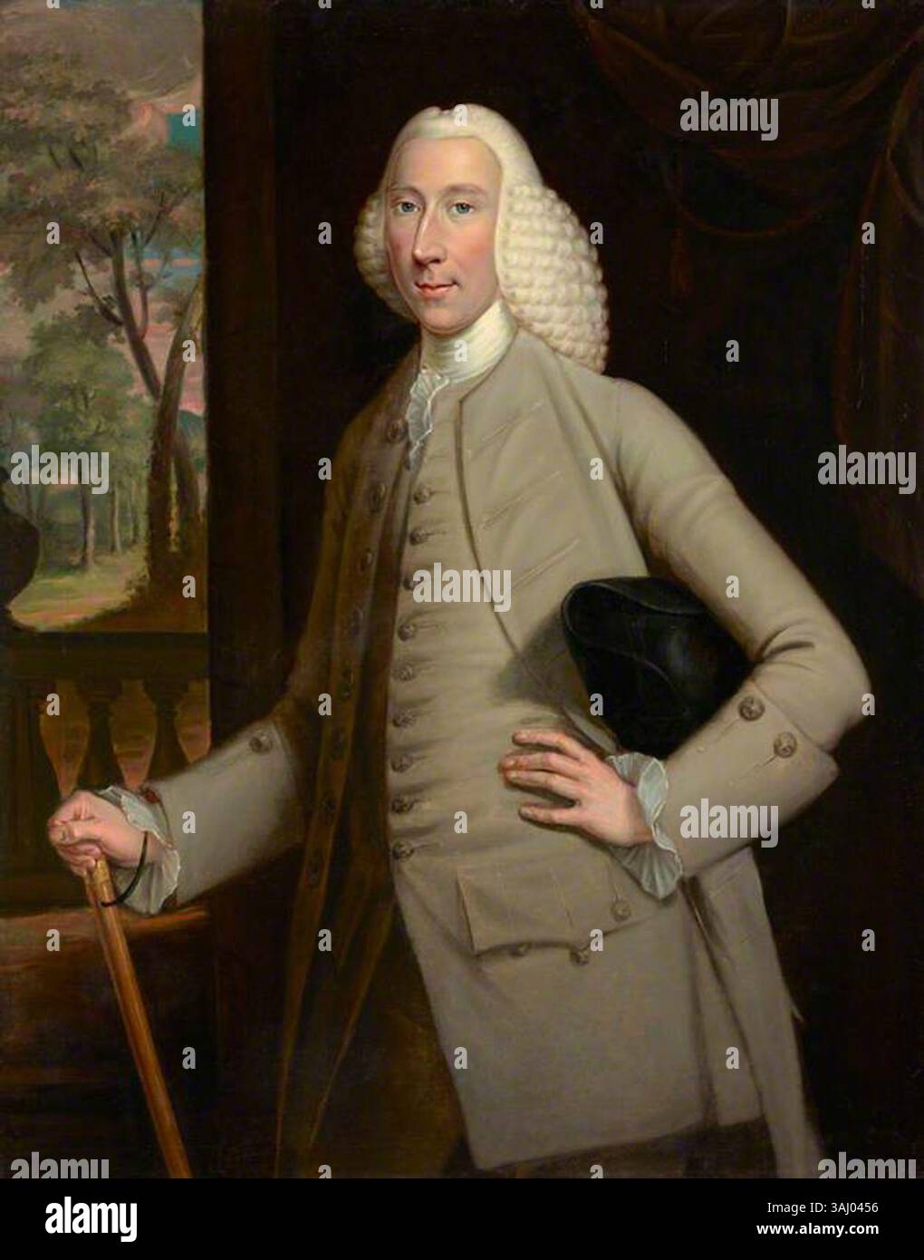This circa 1760 portrait depicts James Spreull, a Glasgow merchant and ...