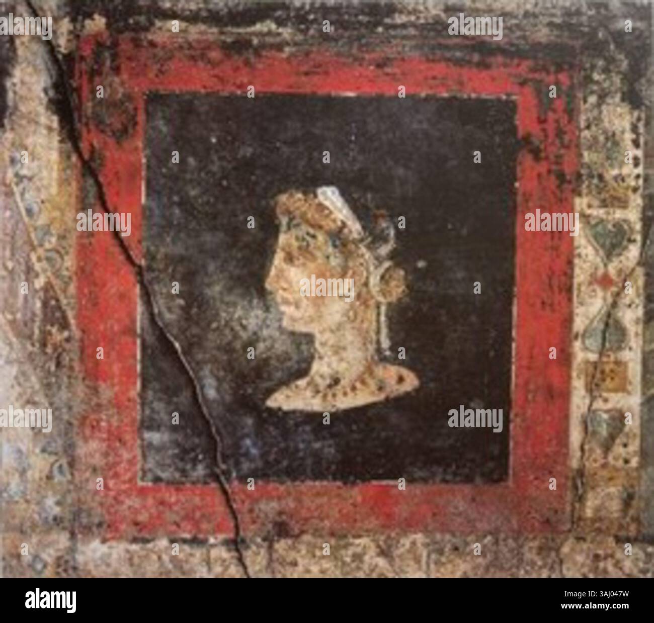 This ancient Roman fresco from the House of the Orchard at Pompeii ...