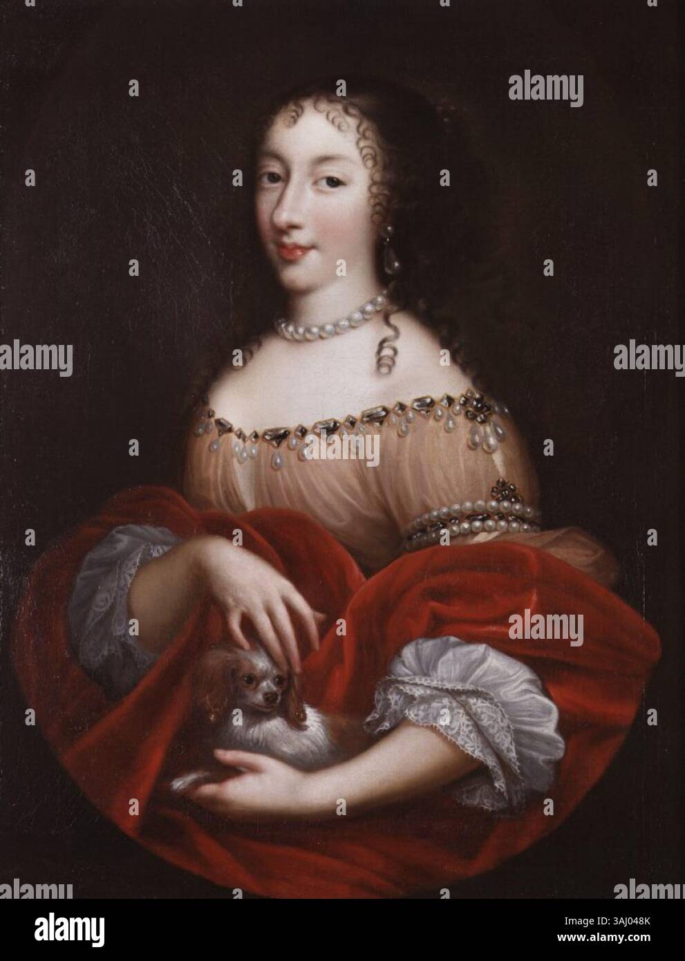 This portrait of Henrietta Anne of England (circa 1665-1670) by Pierre ...