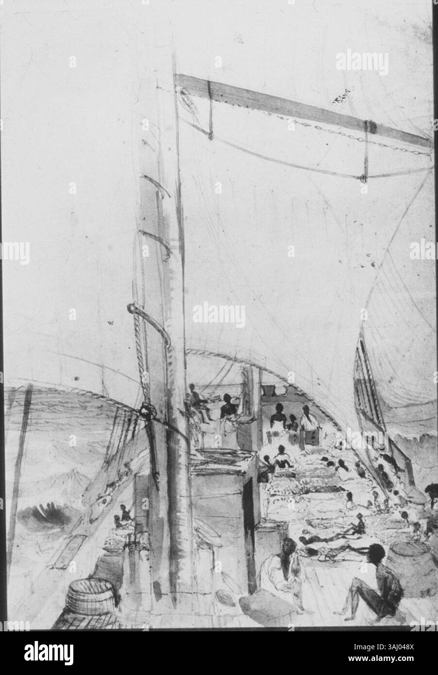 This 1845 illustration by Lieutenant Francis Meynell depicts the ...