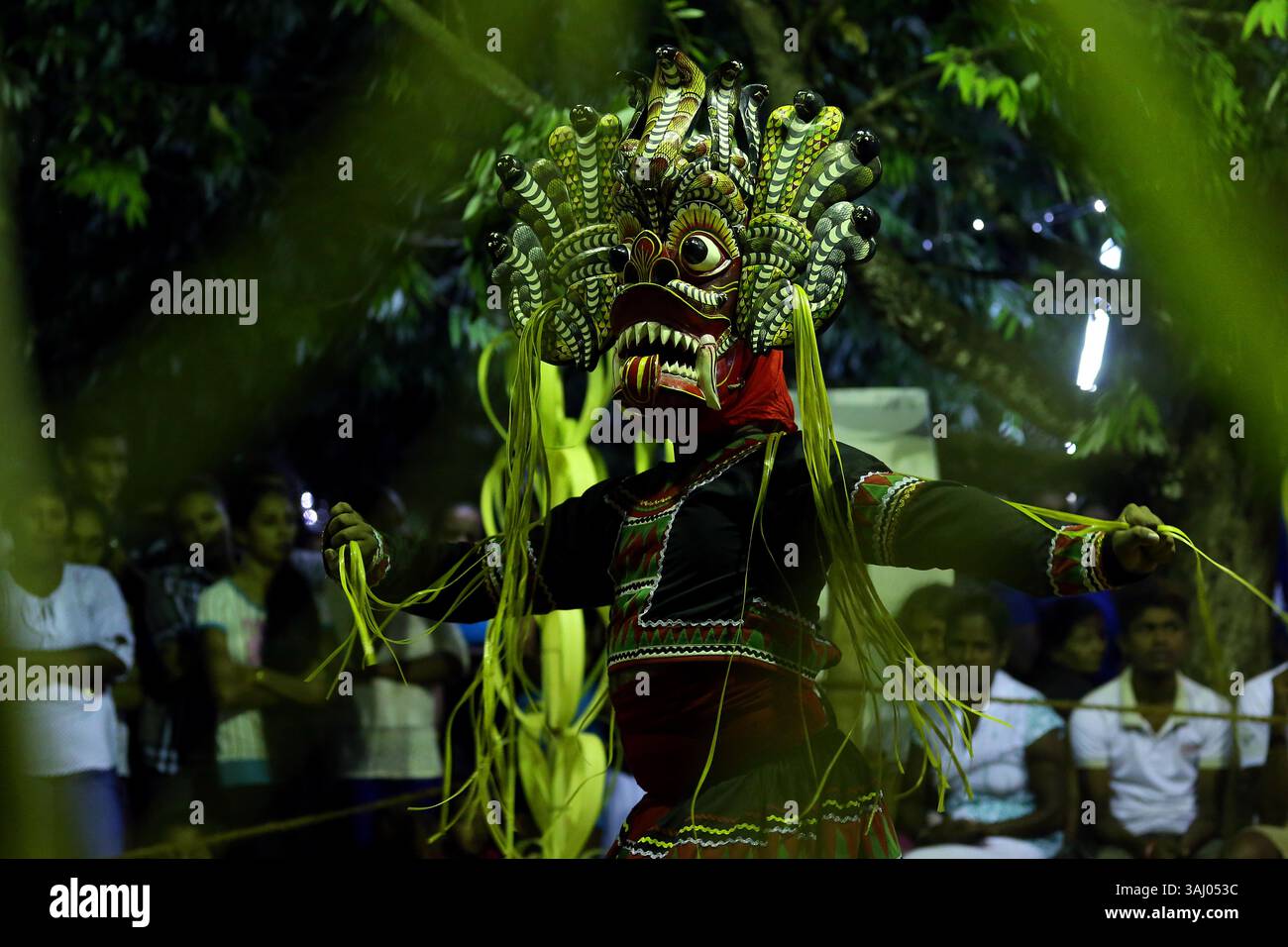 Aug 12, 2017 - Batuwatta, Sri Lanka - A Sri Lankan traditional dancer ...