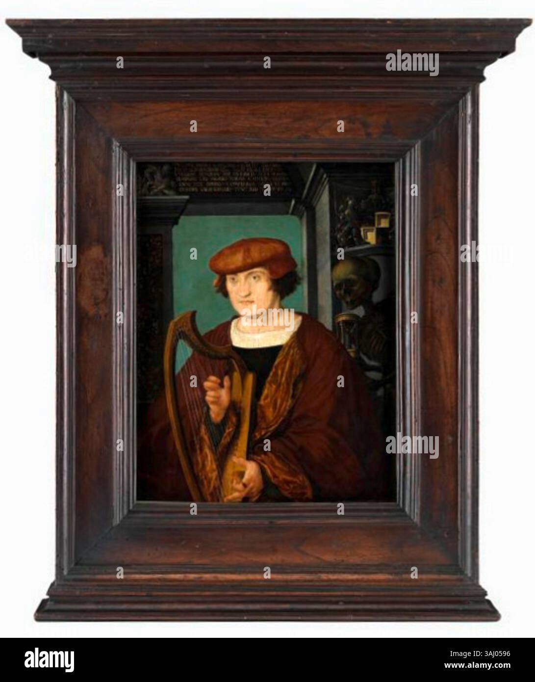 This portrait of Johannes Zimmermann, a humanist from Lucerne, is attributed to the circle of ...