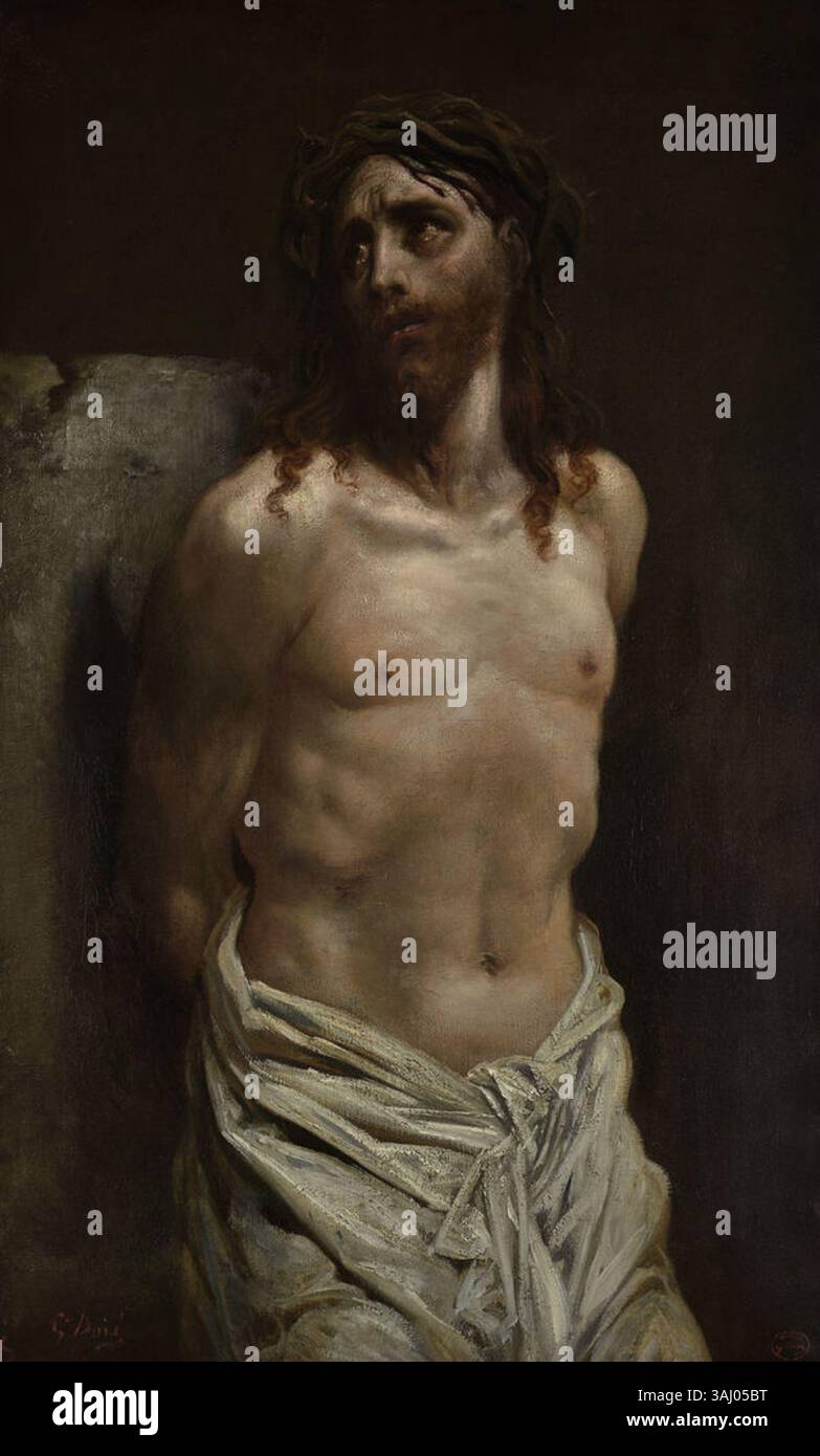 Gustave Doré’s 'Le Christ Condamné' (Condemned Christ) painted in 1877, captures the moment of ...