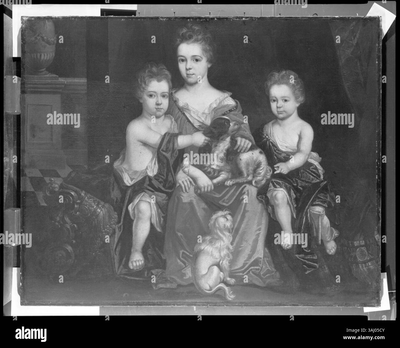 This 18th-century oil painting depicts the children of the Earl of ...