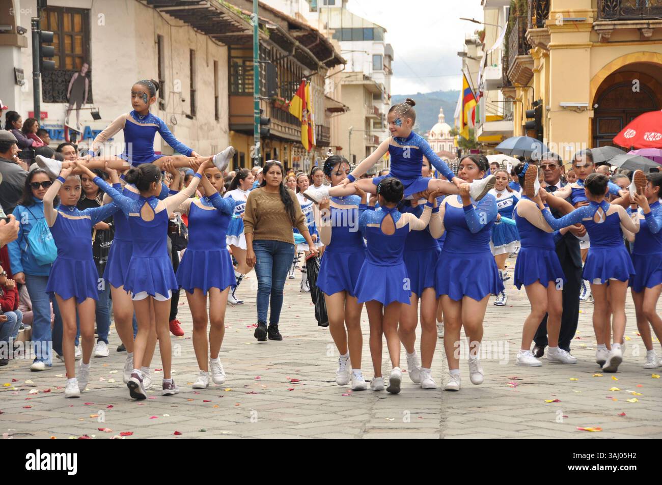 CUENCA STUDENT PARADE FIESTAS DE CUENCA Cuenca,Ecuador April 10, 2025 ...