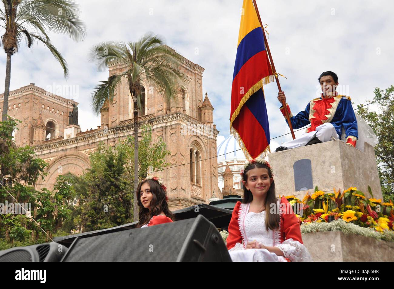 CUENCA STUDENT PARADE FIESTAS DE CUENCA Cuenca,Ecuador April 10, 2025 ...