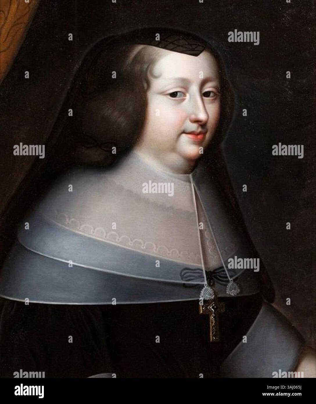 This 17th-century portrait, attributed to a follower of Charles Beaubrun, portrays Charlotte ...