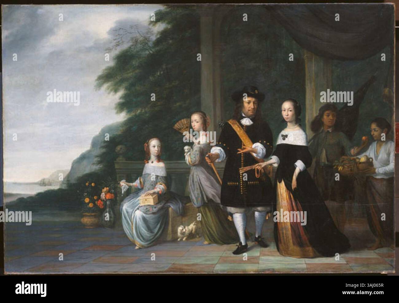 The painting depicts Cornelia van Nijenroode (1630-?1692), a woman born ...