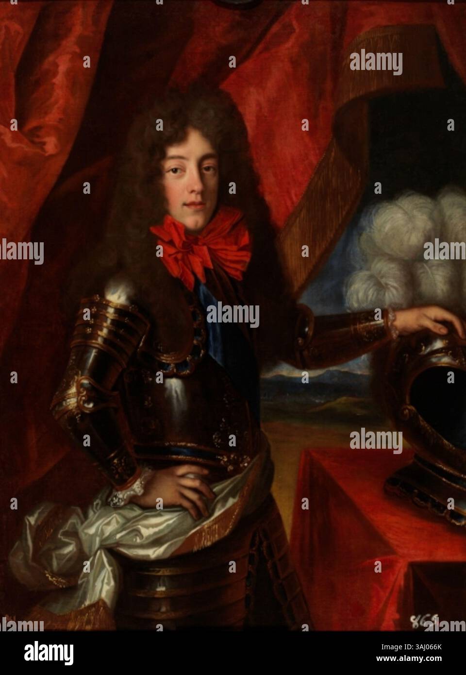 An anonymous Spanish painting from the late 17th to early 18th century portrays Louis III, Duke ...