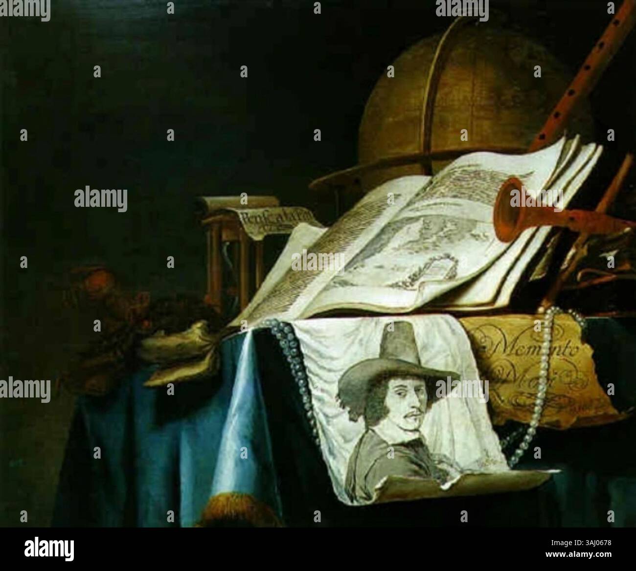 Vanitas still life painting by Vincent Laurensz van der Vinne, circa ...