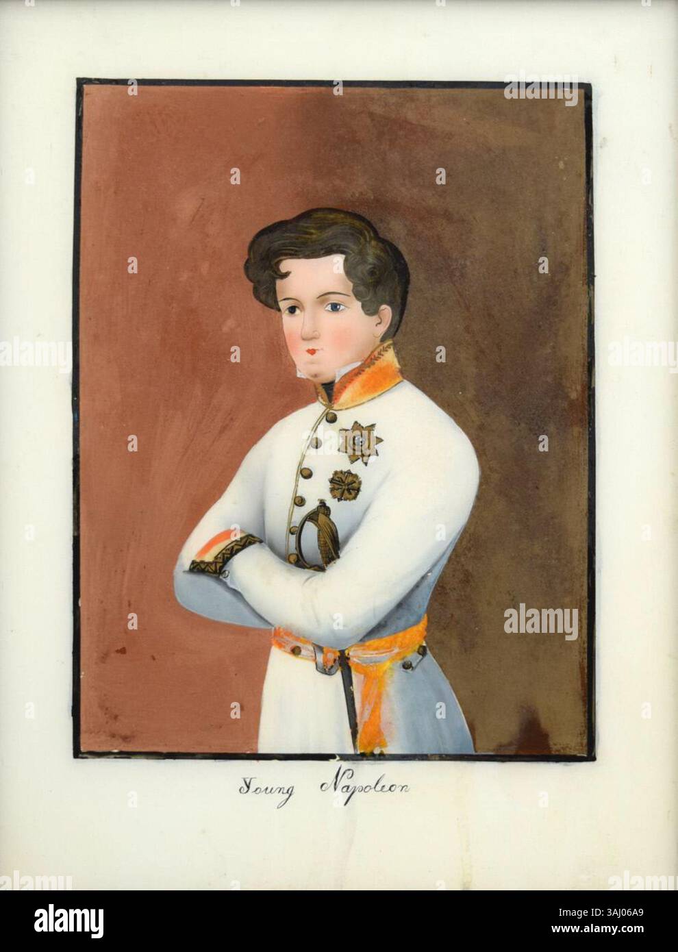 This circa 1825 portrait of a young Napoleon Bonaparte shows the future ...