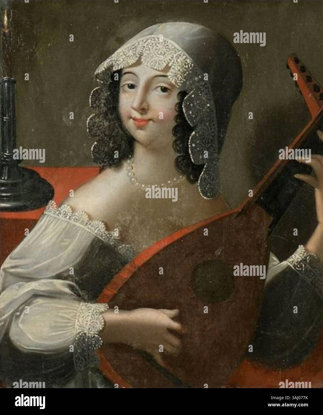 A 17th-century painting by the Circle of Jean Ducayer depicting a young ...