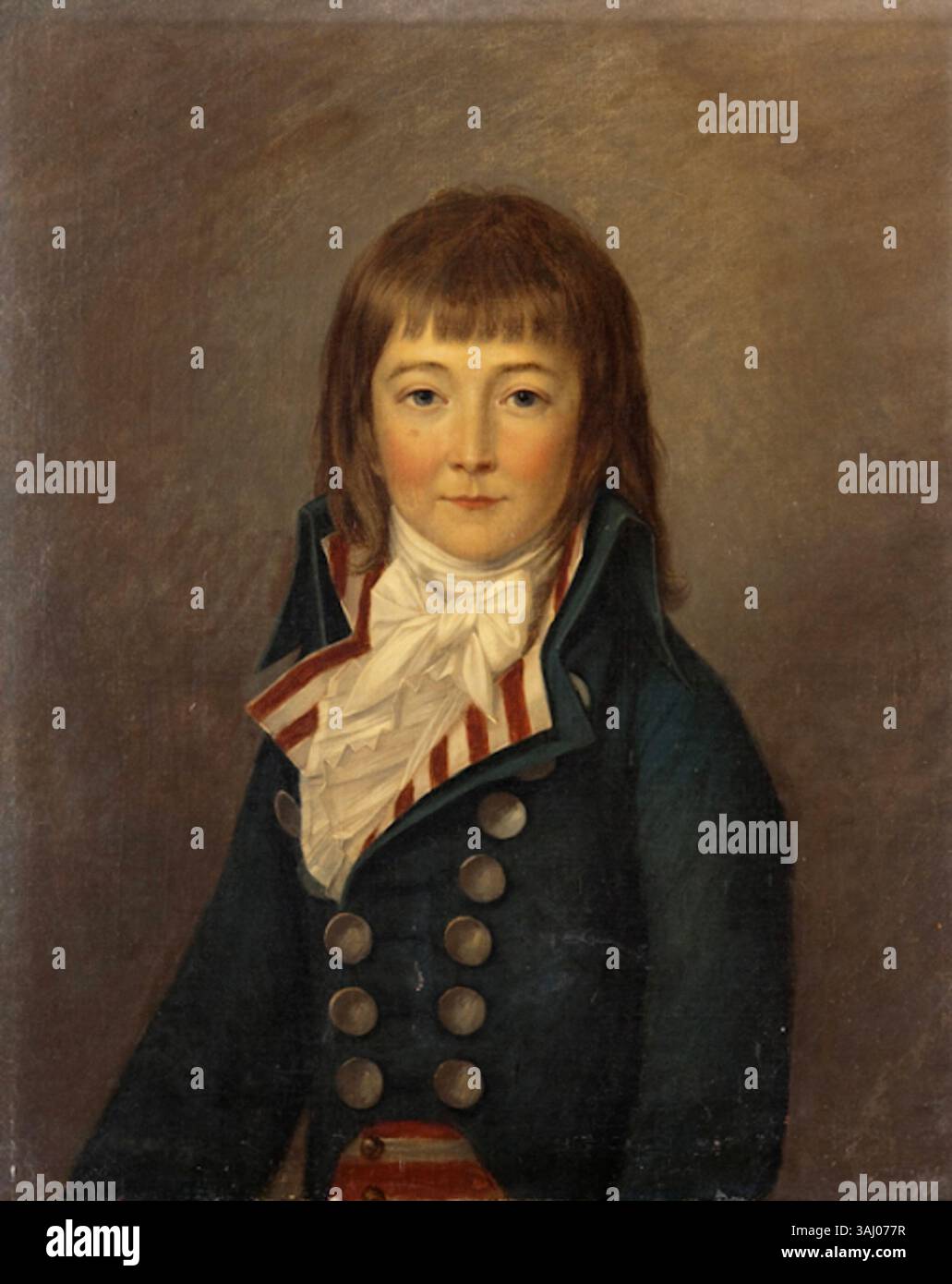 This oil painting, created circa 1793, depicts Prince Louis-Charles d ...