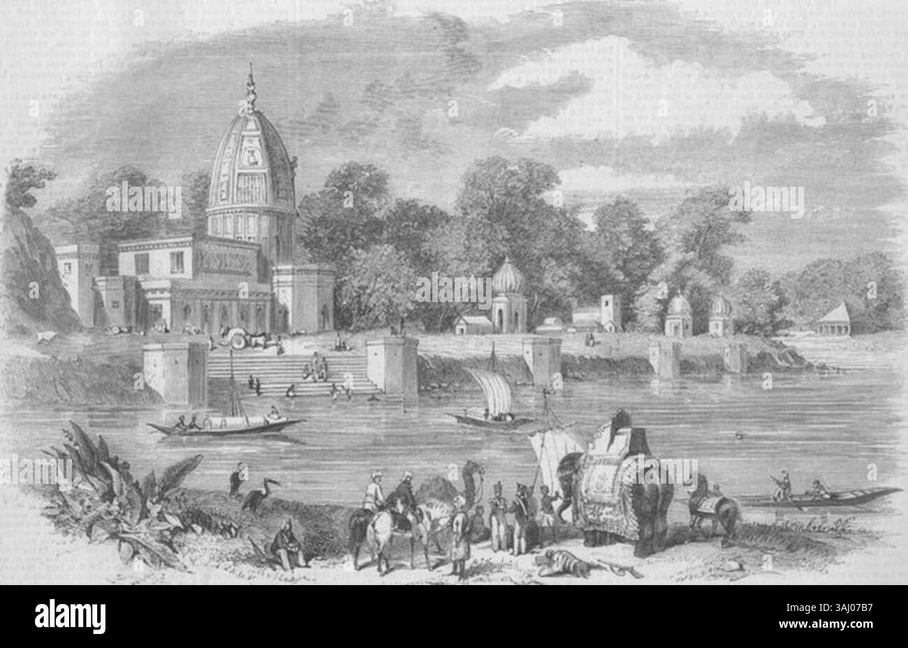 This illustration, created for The Illustrated Times in 1857, depicts ...
