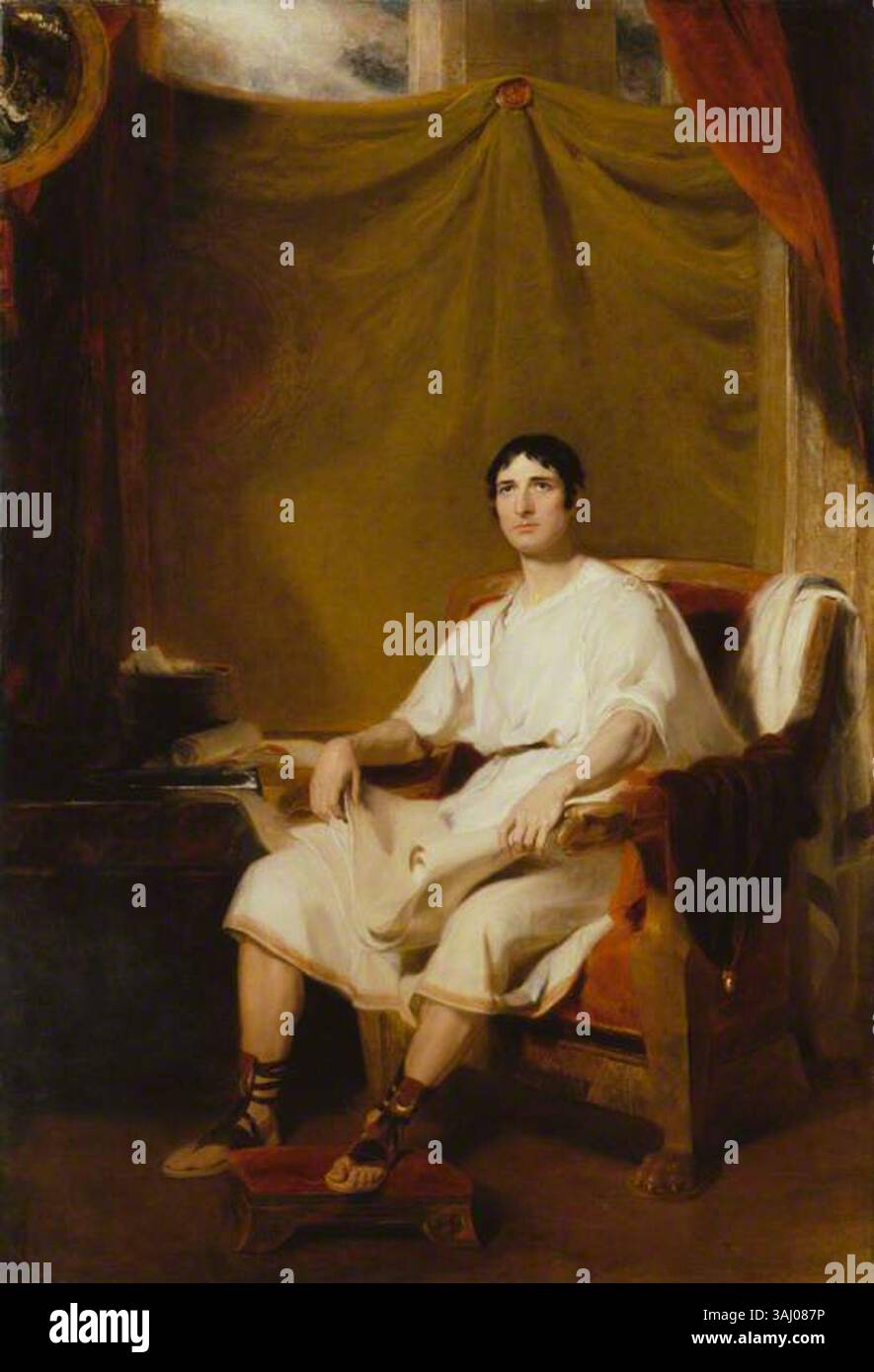 Thomas Lawrence’s 1812 portrait of John Philip Kemble, a prominent ...