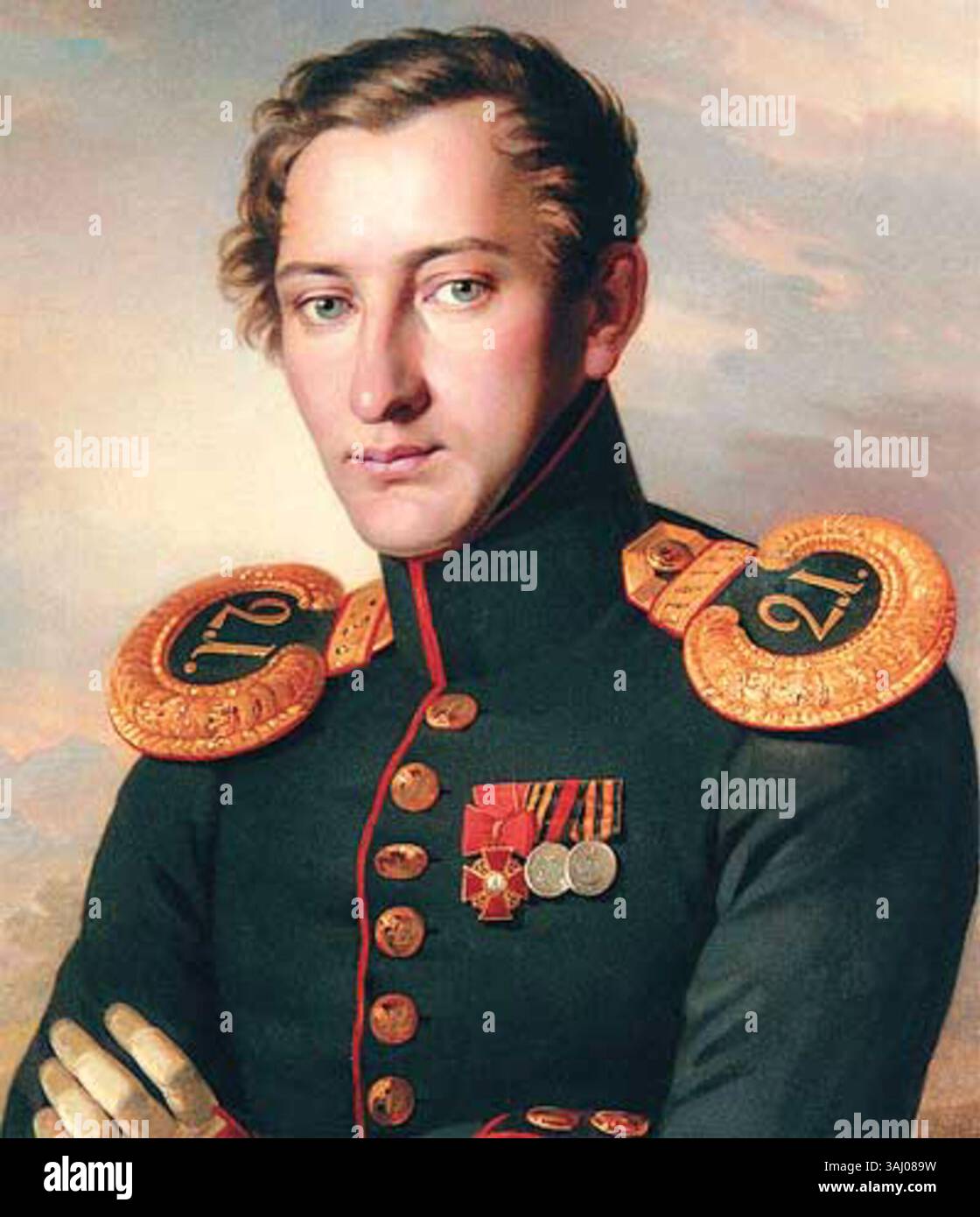 Portrait of Demyan Alexandrovich Iskritskiy, created by an unidentified ...