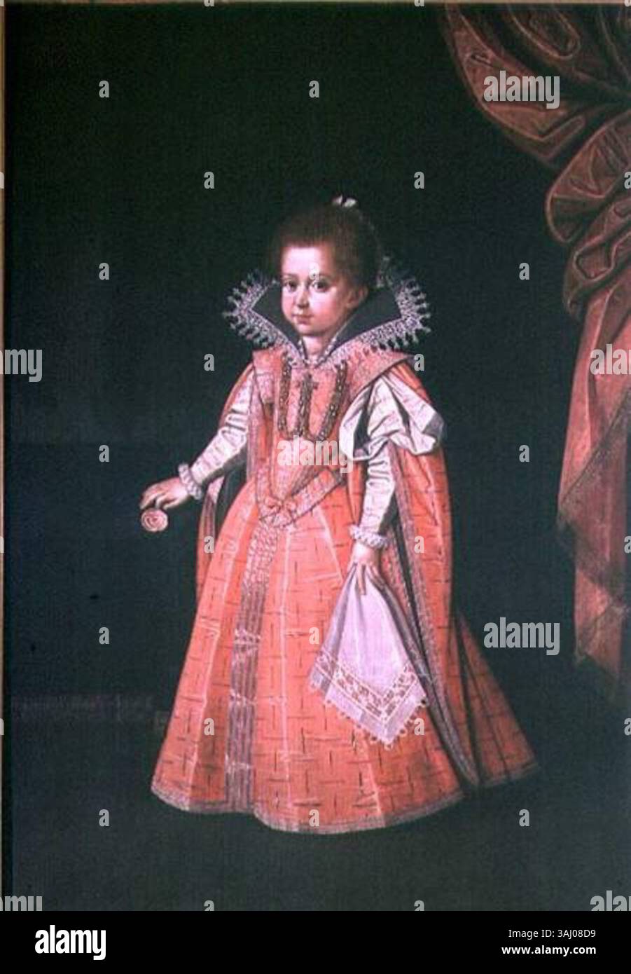 This 17th-century portrait depicts Archduchess Maria Anna of Austria ...
