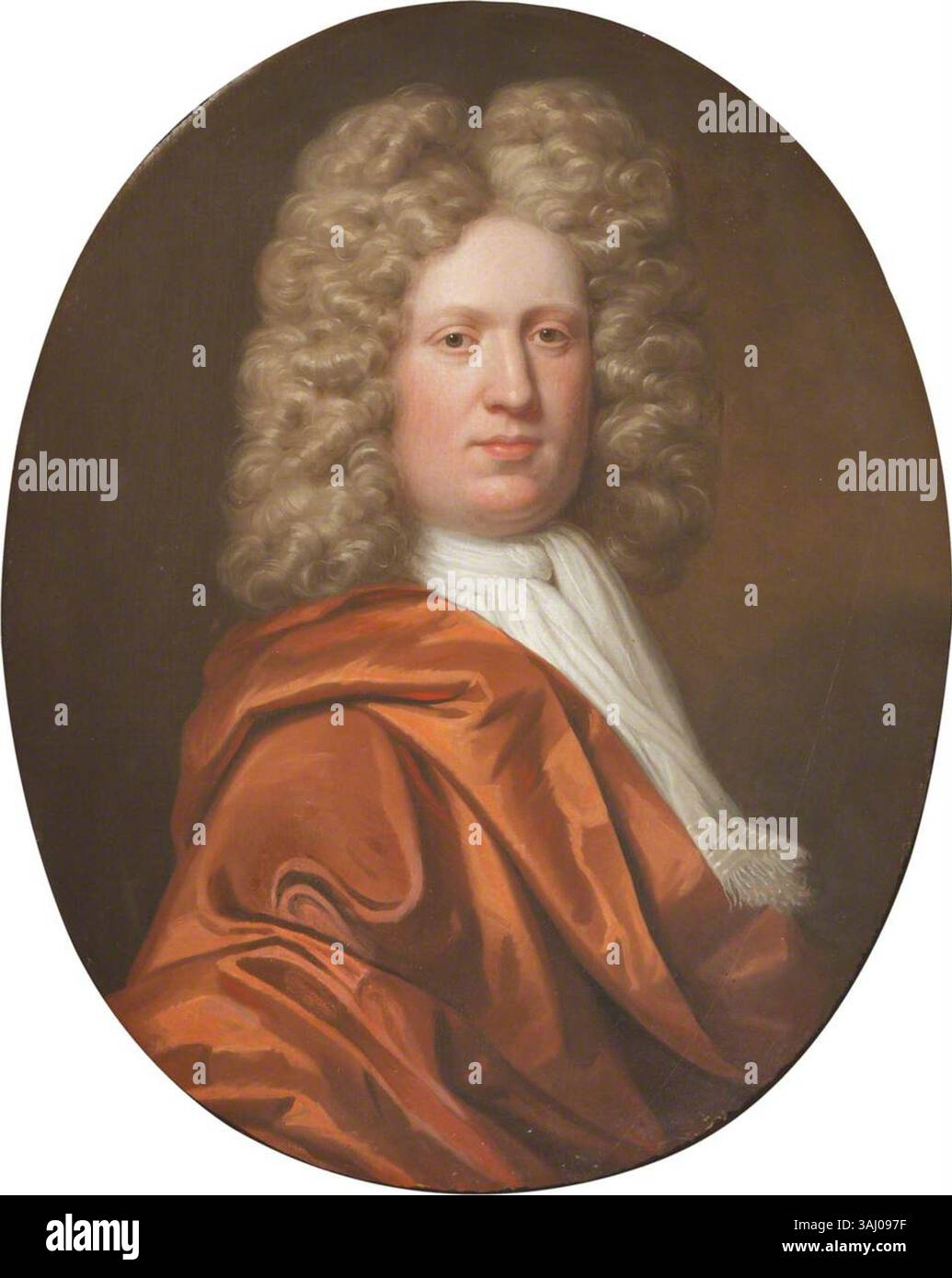 This portrait, painted between 1770 and 1829, depicts an unknown ...