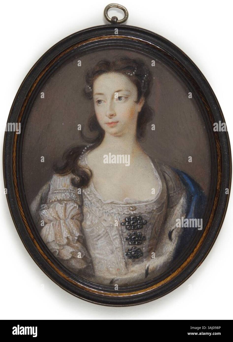 This circa 1735 portrait of Princess Caroline of England (1713–1757) is ...