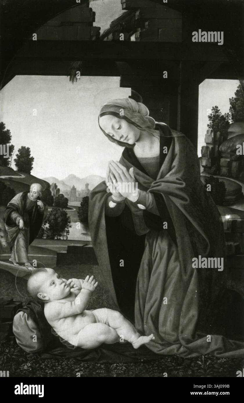 Maria adorando al nino hi-res stock photography and images - Alamy