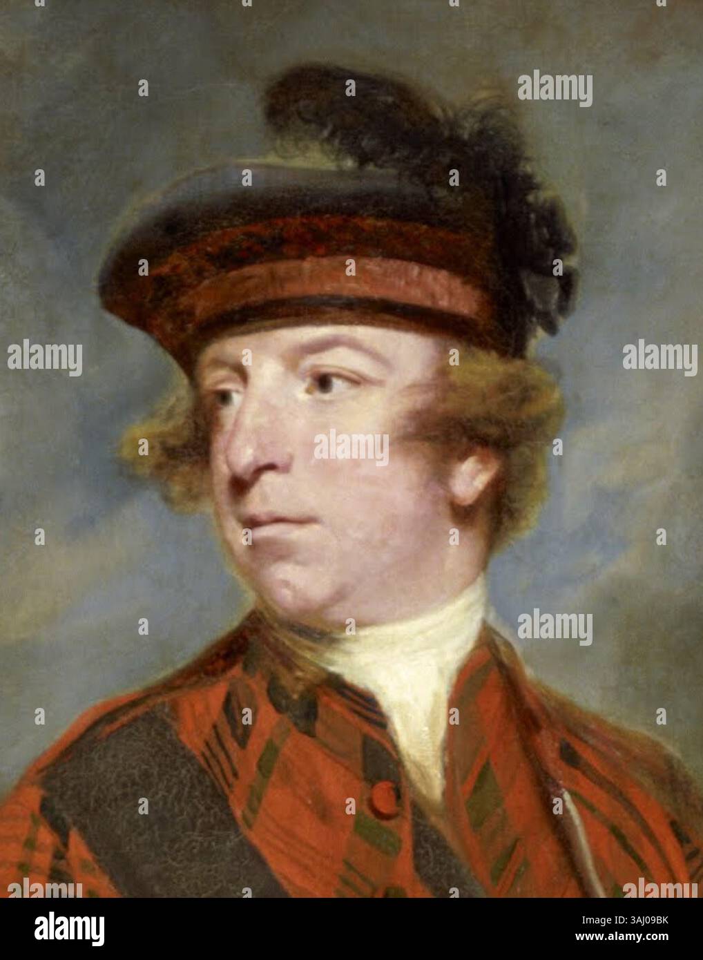 Cropped portrait of John Murray, 4th Earl of Dunmore, painted by Sir ...