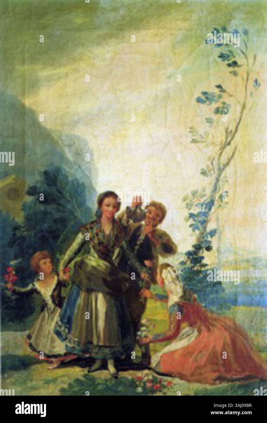 Francisco Goya's 1786 sketch 'La Primavera' (Spring), created for the ...