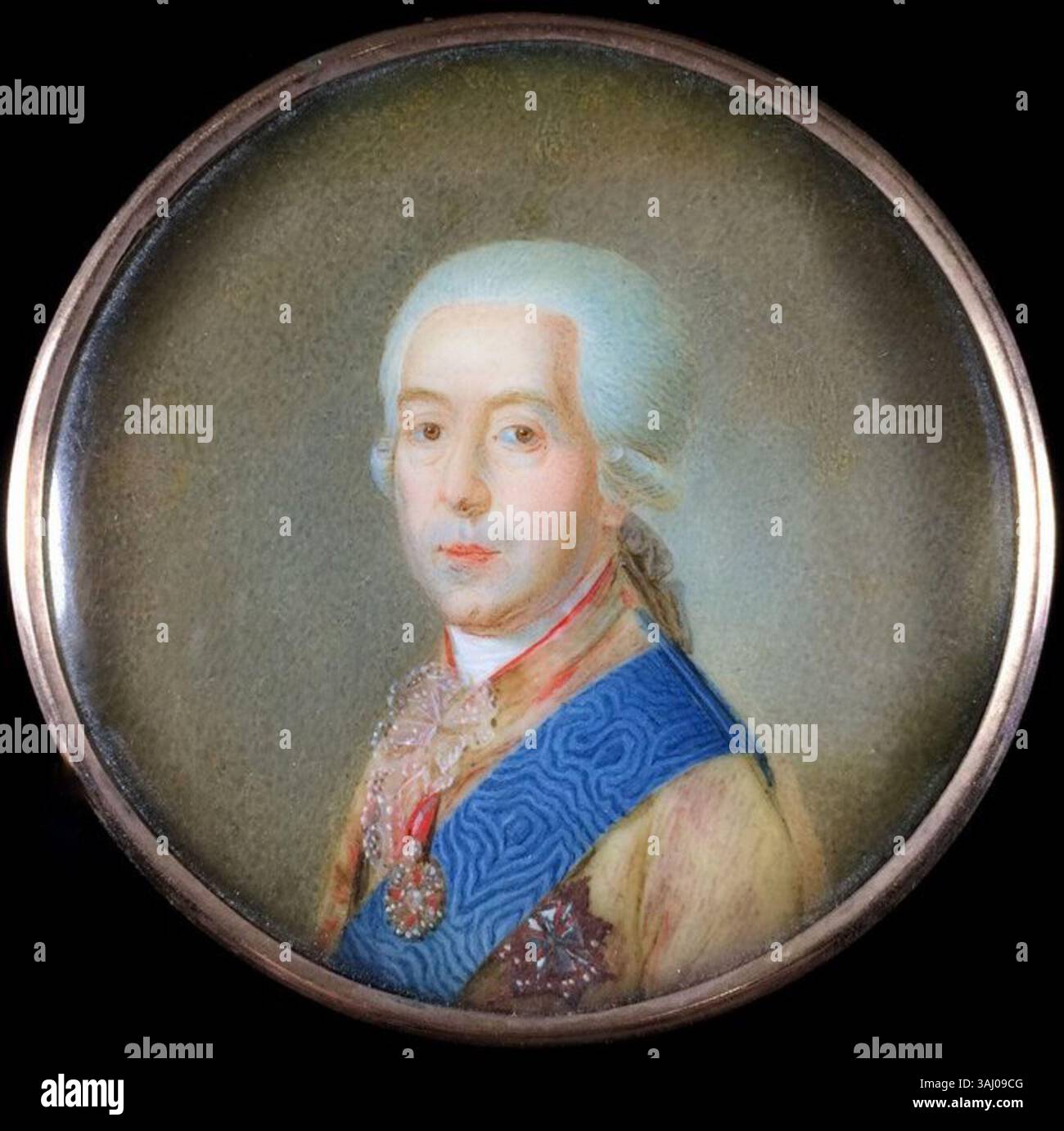 A portrait of Mikhail Mikhailovich Golitsyn (1731-1804), created by an ...