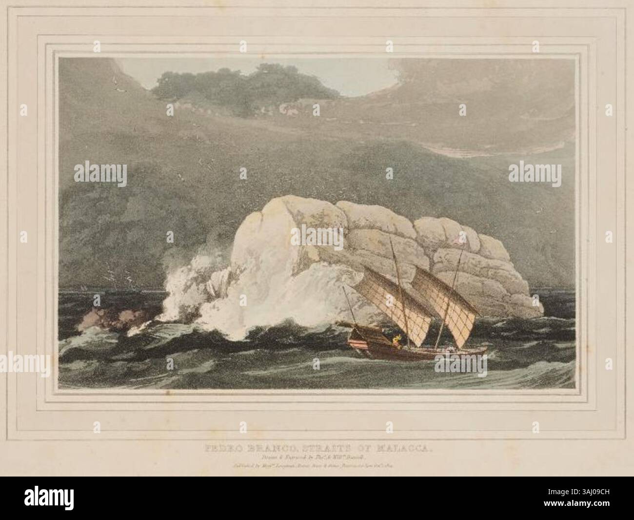 This print from 1810, created by Thomas and William Daniell, depicts ...